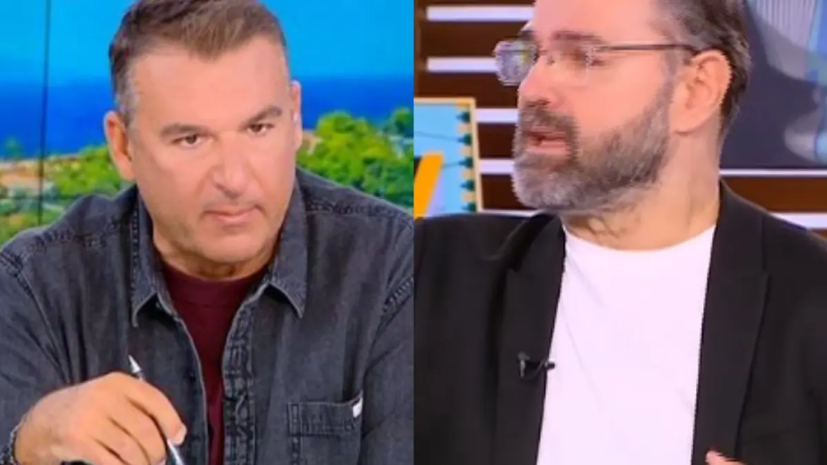 Βασίλης Μπισμπίκης: Χαμός στο Πρωινό ανάμεσα σε Λιάγκα και Μπαλάσκα ...